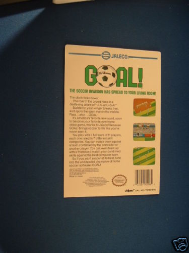 GOAL! NES 8 Bit Nintendo Vidpro Card 97933100020 | eBay