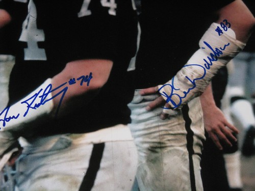 Ben Davidson Tom Keating Oakland Raiders Signed 16x20 Photo PSA | eBay