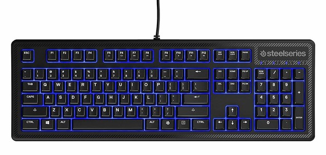 SteelSeries Apex 100 Gaming Keyboard - Tactile & Silent - Blue LED ...