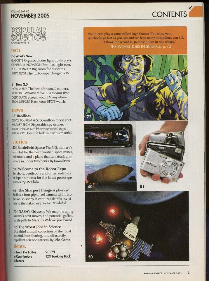 Popular Science Magazine November 2005 The New War in Space | eBay
