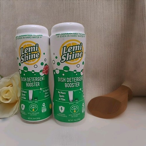 Lemi Shine Dish Detergent Booster 10.oz Lemon Fresh Scent(2 bottles ...