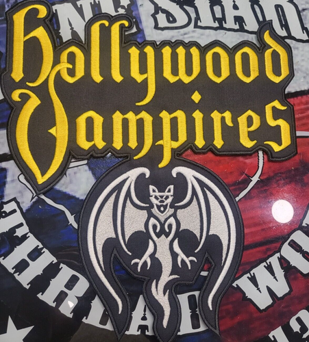 HUGE EMBROIDERED HOLLYWOOD VAMPIRES JACKET BACK PATCH (Made To Order) | eBay