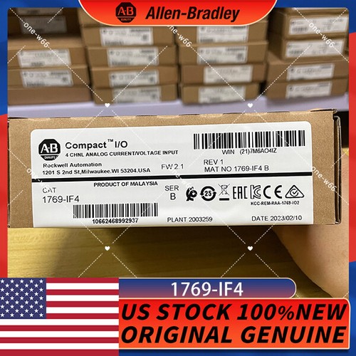 New Sealed 1769-IF4 CompactLogix 4CH Analog Input Module Allen-Bradley ...