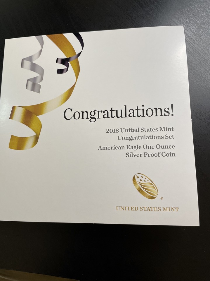 2018 Congratulations Set American Silver Eagle Proof Coin | eBay