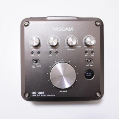 TASCAM US-366 4-In/6-Out or 6-In/4-Out USB 2.0 Audio Interface Tested ...