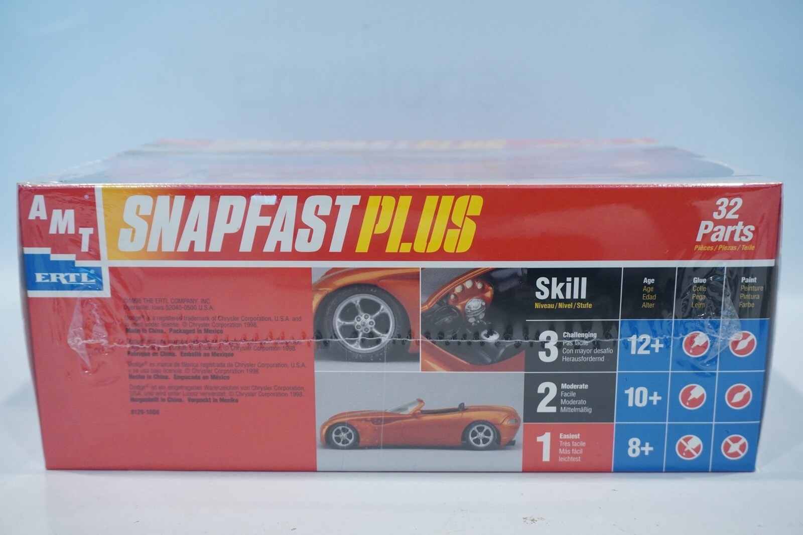 AMT ERTL Model Kit Snapfast Plus Dodge Concept Car Kit 8129 B5 for sale ...