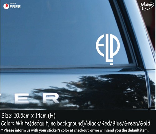 ELP Stickers emerson,lake&palmer Reflective Car Decals Rock Band Best ...