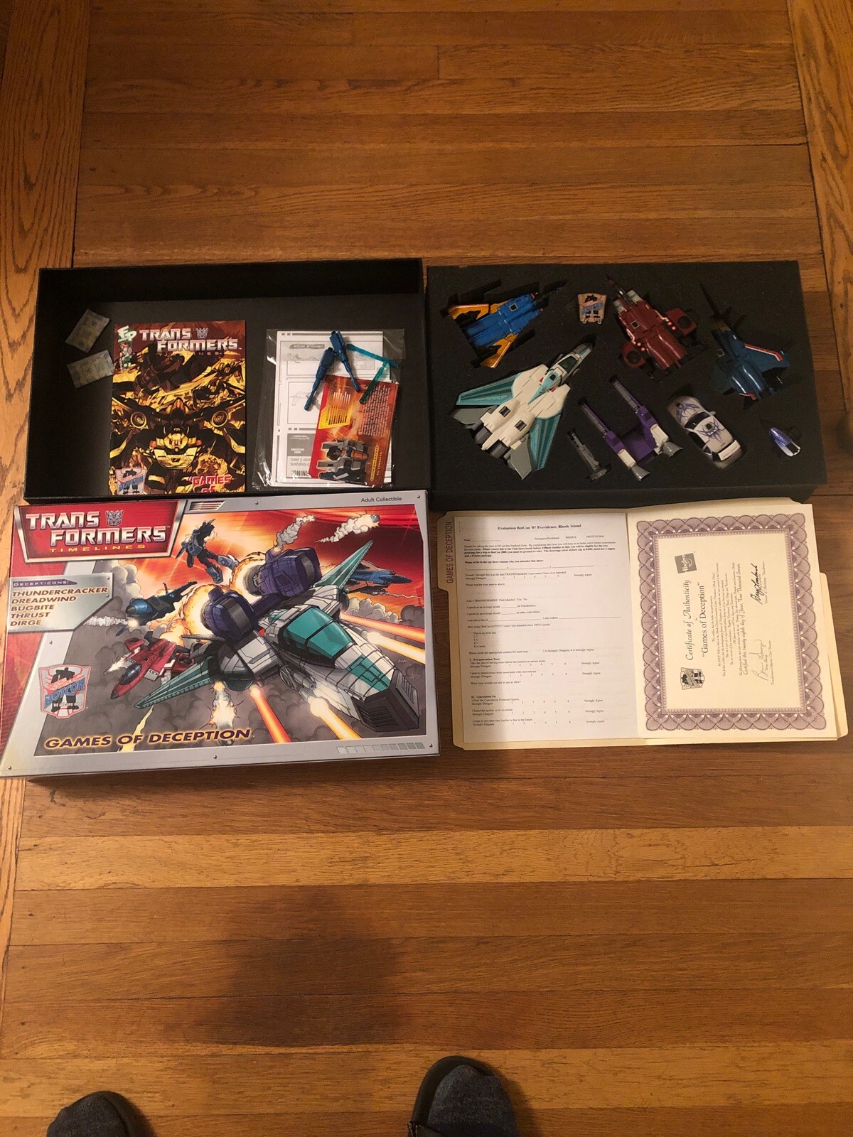 Transformers Botcon 2007 Games Of Deception Box Set. Pristine With All ...