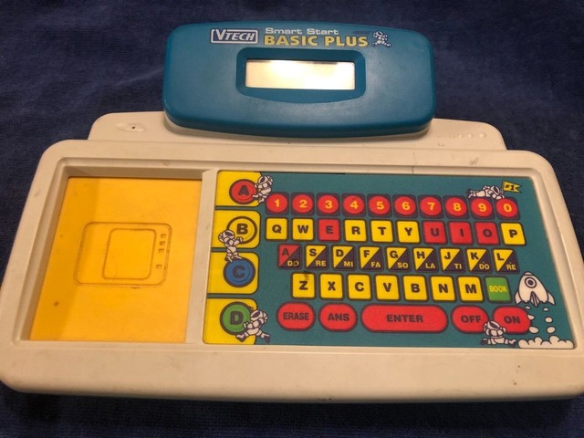 Retro 90s VTECH Smart Start Basic Plus Educational Game System ...