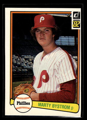 1982 Donruss Baseball #93 Marty Bystrom "Set Break" Mint Philadelphia ...