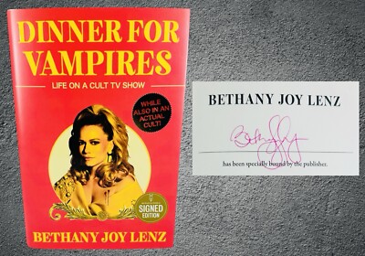 Bethany Joy Lenz Signed Dinner For Vampires Hardcover Book B&N ...