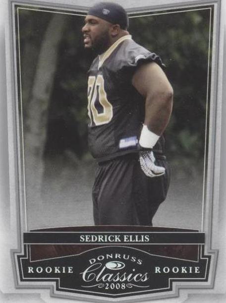 2008 Donruss Classics - Rookie Sedrick Ellis #212 Timeless Tributes ...