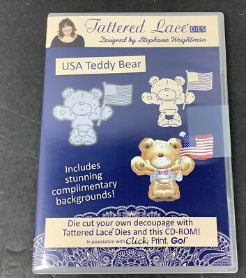 Tattered Lace USA Teddy Bear CD-ROM New Sealed | eBay