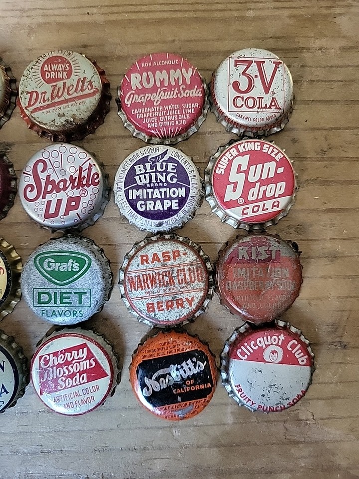 Lot Of 20 Vintage Soda Pop Bottle Caps | eBay