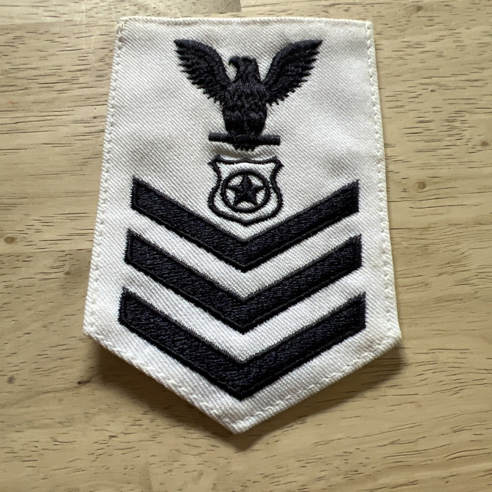 WWII 1950s USN Navy 1st Class Master At Arms Chevron Rate Patch 3” | eBay