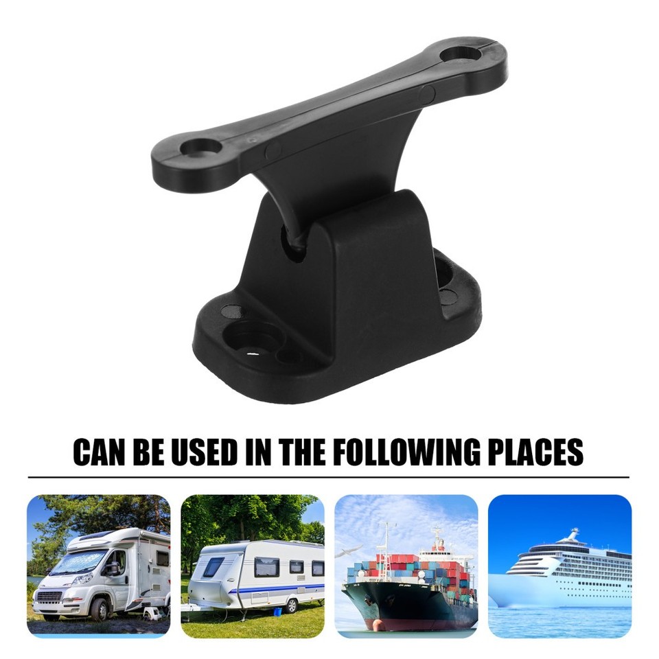 T Shape Door Stop Door Retainer Catch Holder Tool for Nylon Black ...