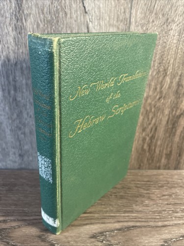 New World Translation Of The Hebrew Scriptures Vol 1. Jehovah ...