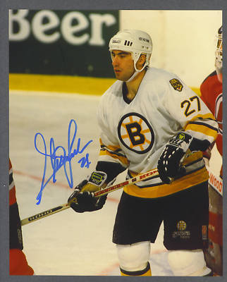 Steve Leach signed Boston Bruins color photo | eBay