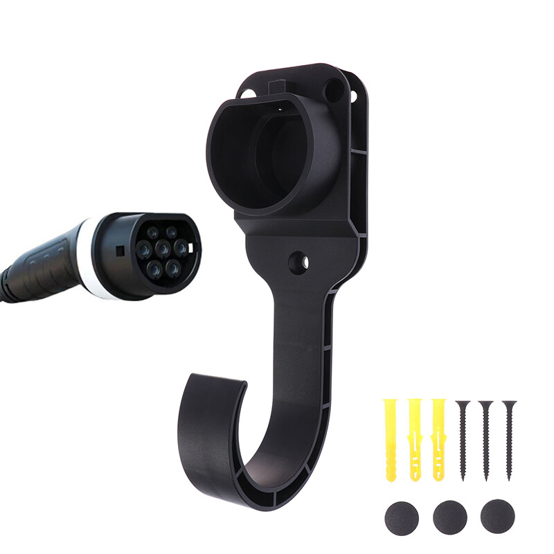 For Type 2 Connector EU Plug Universal Wall Mount Bracket EV Charger ...