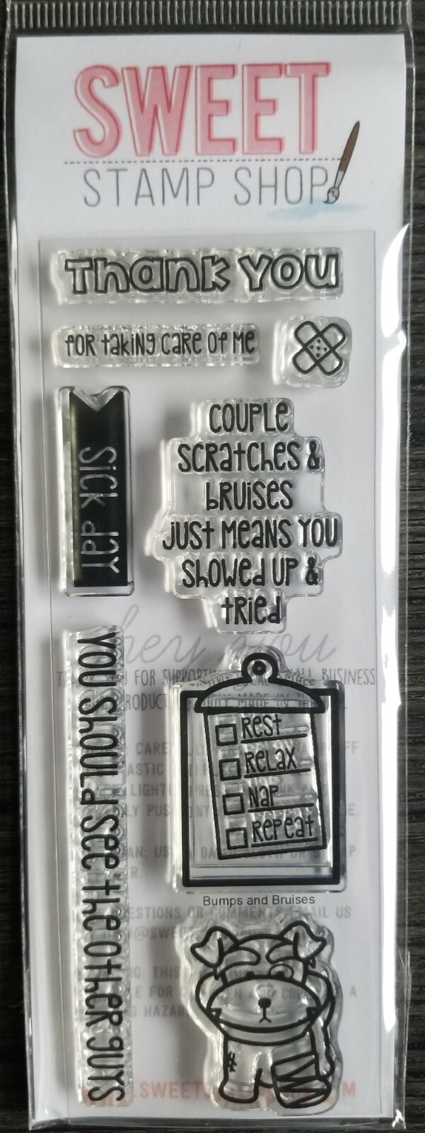 Sweet Stamp Shop Bumps And Bruises Set | eBay