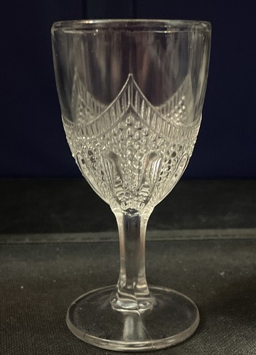 EAPG “Coachman’s Cape” Fine Wine Glass ca 1880s | eBay