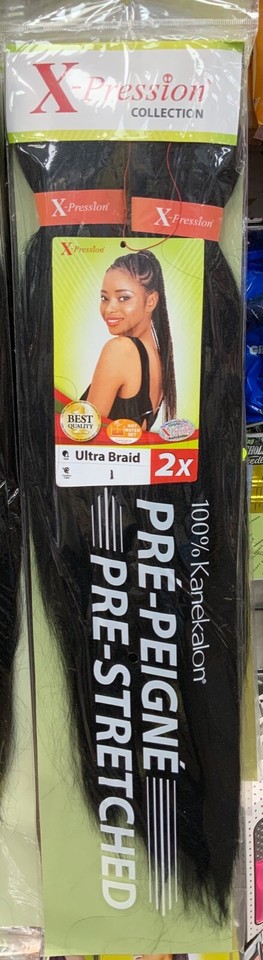 XPRESSION ULTRA BRAID HAIR FOR BRAIDING, EXPRESSION "KANEKALON ...