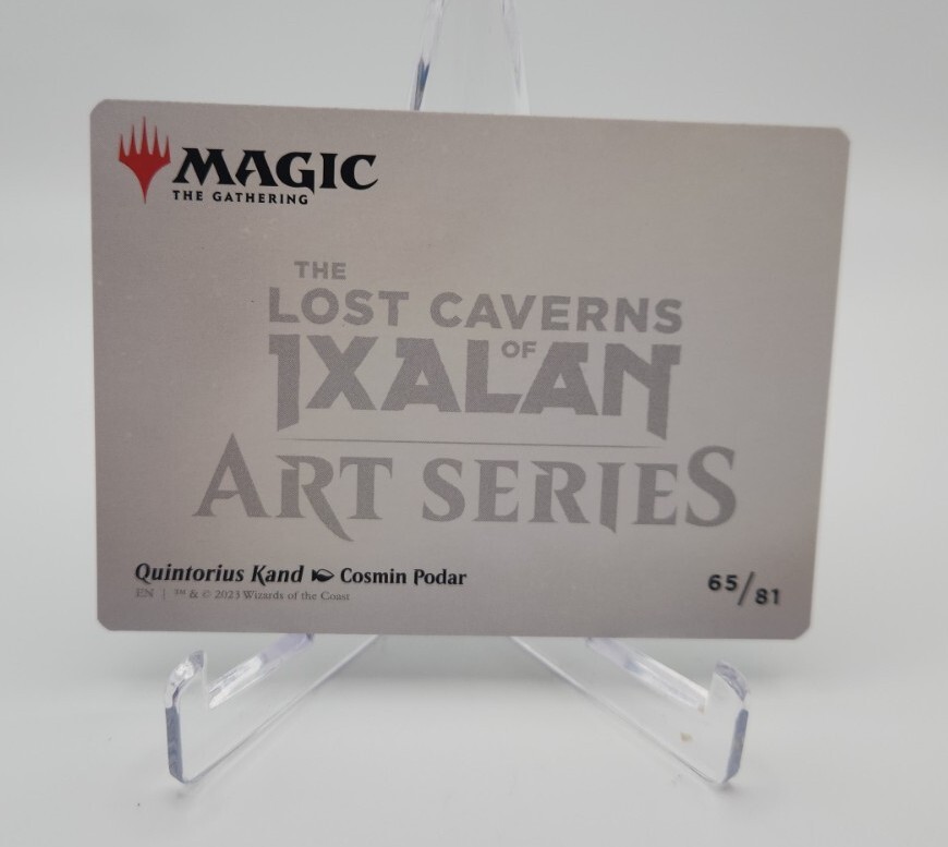 Quintorius Kand Art Card - Art Series: The Lost Caverns of Ixalan - MTG ...