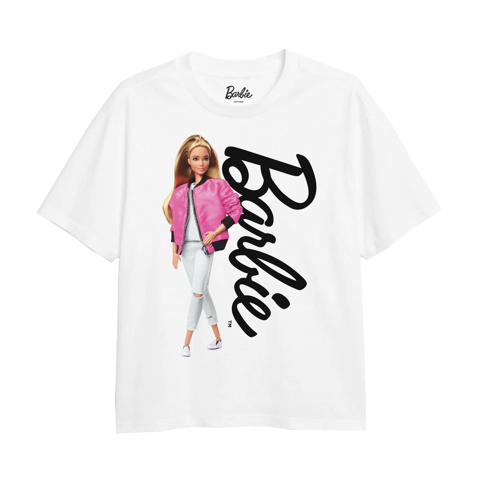 Barbie Girls T-shirt Iconic Barbie Top Tee 7-13 Years Official | eBay UK