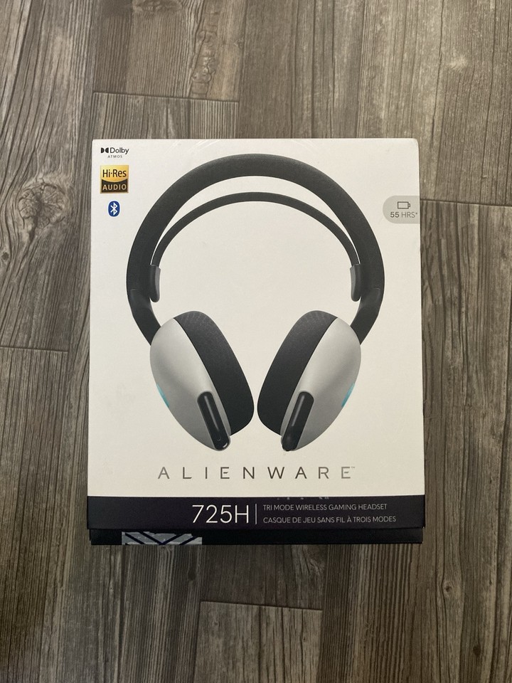Alienware AW725H Tri Mode Wireless Gaming Headset - Lunar Light | eBay