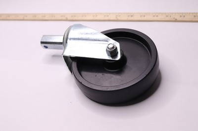 Post Swivel Caster Pose Plastic 7/8" X 7/8" Length x 2" Wheel OD x 5 ...