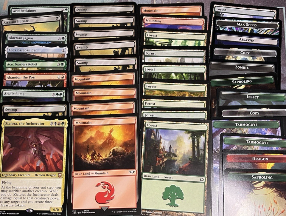 MTG Commander Deck -111 Cards-Disa, The Restless (Thick/Etched) -All ...