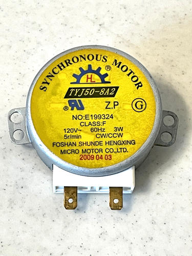 Frigidaire OTR Microwave FMV152KSA Turntable Motor TYJ50-8A2. Working ...