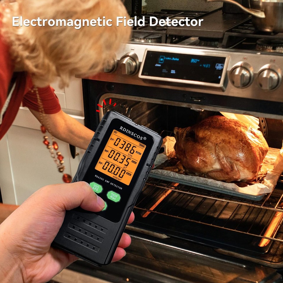 EMF Detector, Detect All 3 Types of Electromagnetic Radiation Field in ...