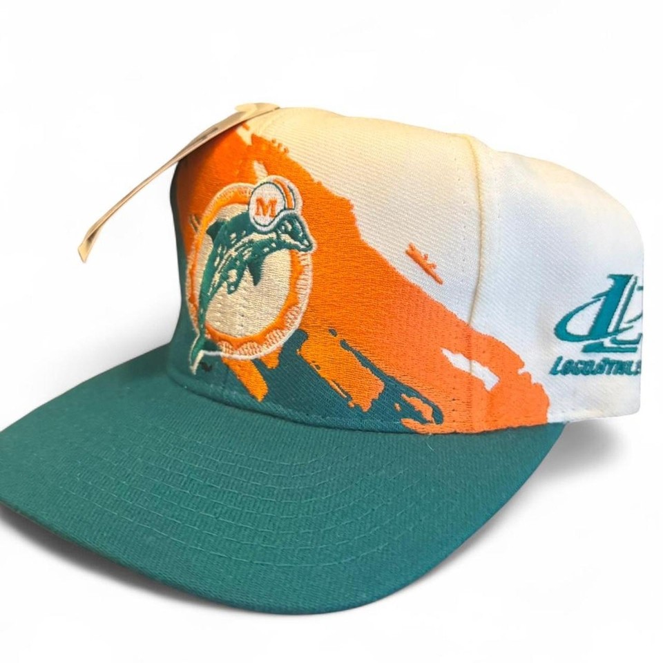 Vintage Logo Athletic Miami Dolphins NFL Pro Line Snapback NWT | eBay