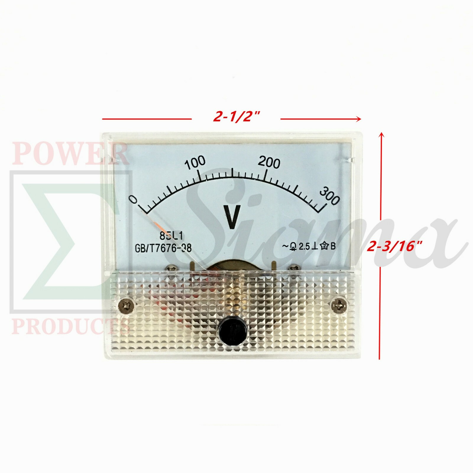 AC 300V Analog Panel Volt Voltage Meter Voltmeter Gauge 85L1 AC 0-300V | eBay