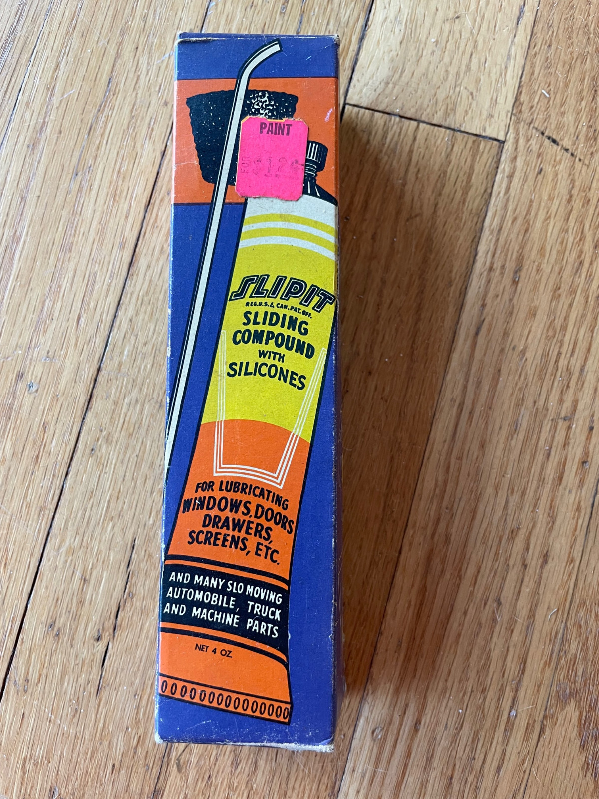 Vintage Slipit Sliding Compound with Silicones 4 oz Squeeze Tube ...