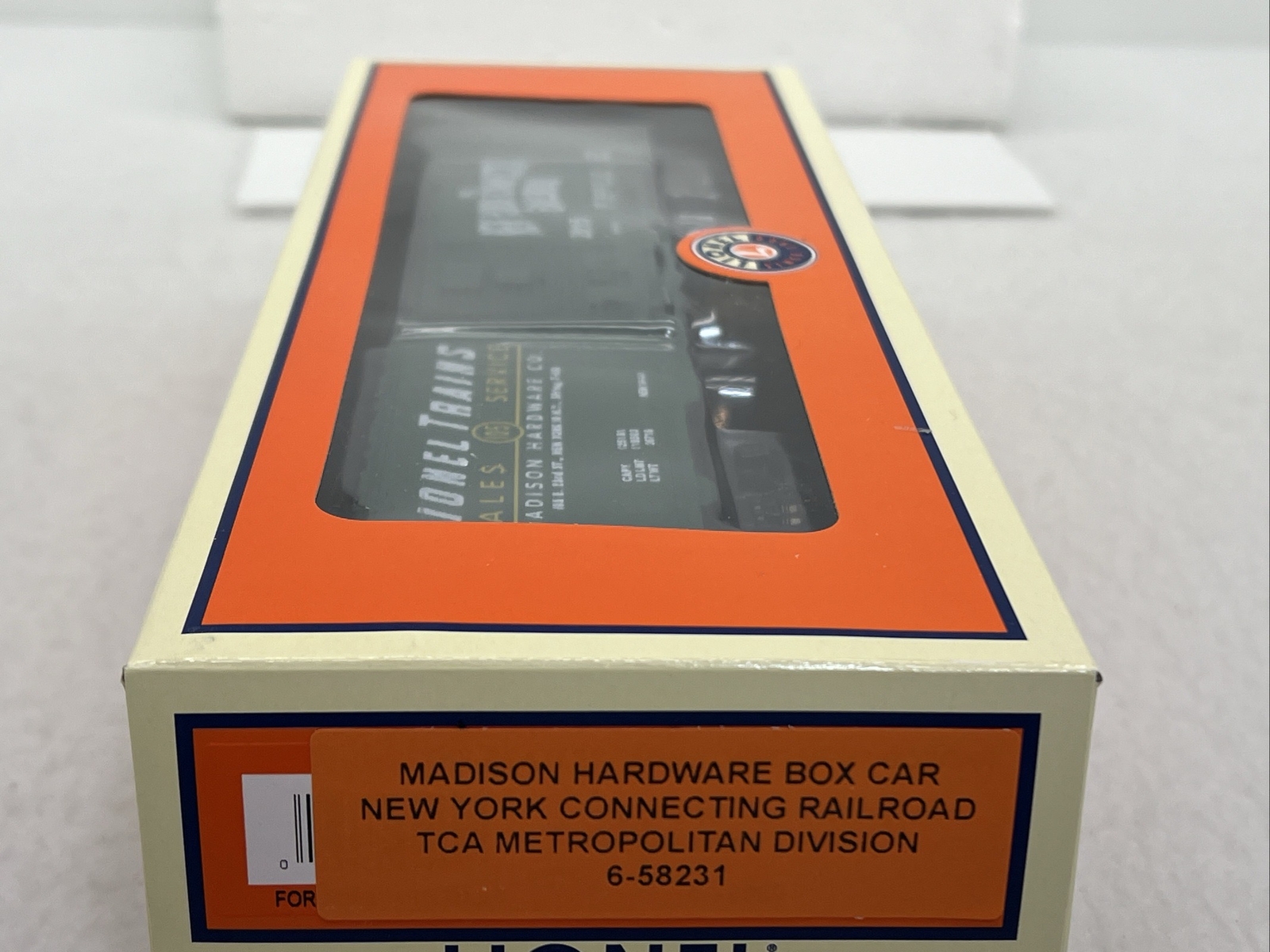 Lionel 6-58231 Madison Hardware Box Car New York Connecting Railroad ...