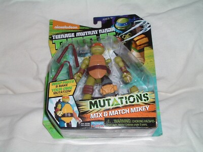 TMNT Mix & Match Mikey Mutations Action Figure 2014 Nickelodeon Turtles ...
