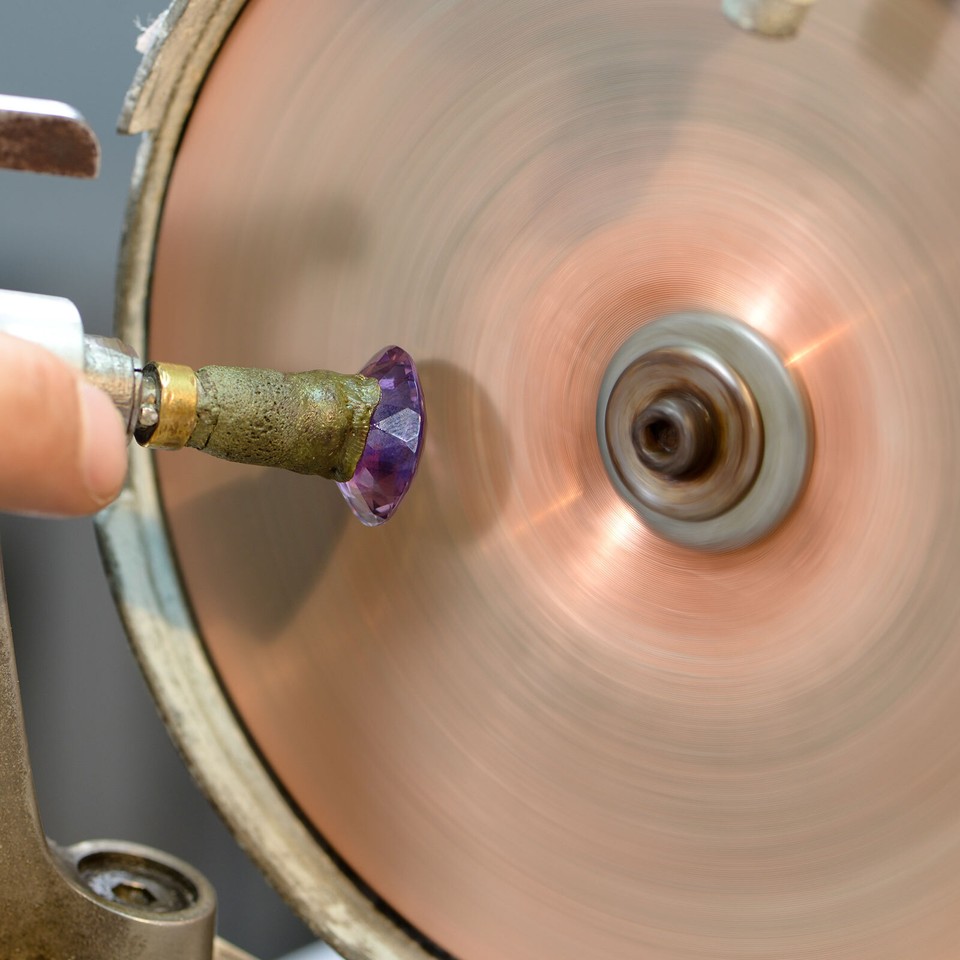 9pcs Diamond Flat Lap Disc 6" x 1/2" Arbor 120-3000 Grit Abrasive Wheel ...