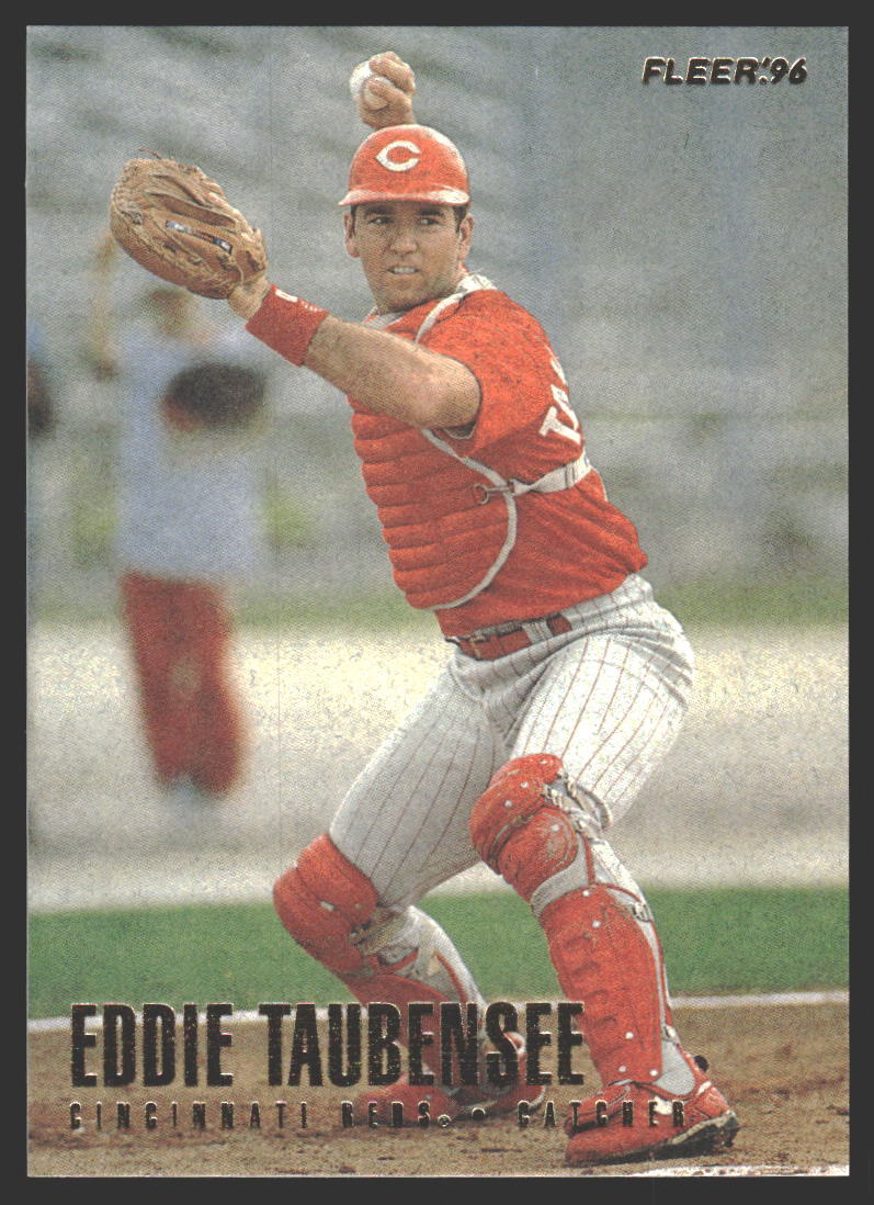 Eddie Taubensee #355 1996 Fleer Cincinnati Reds | eBay