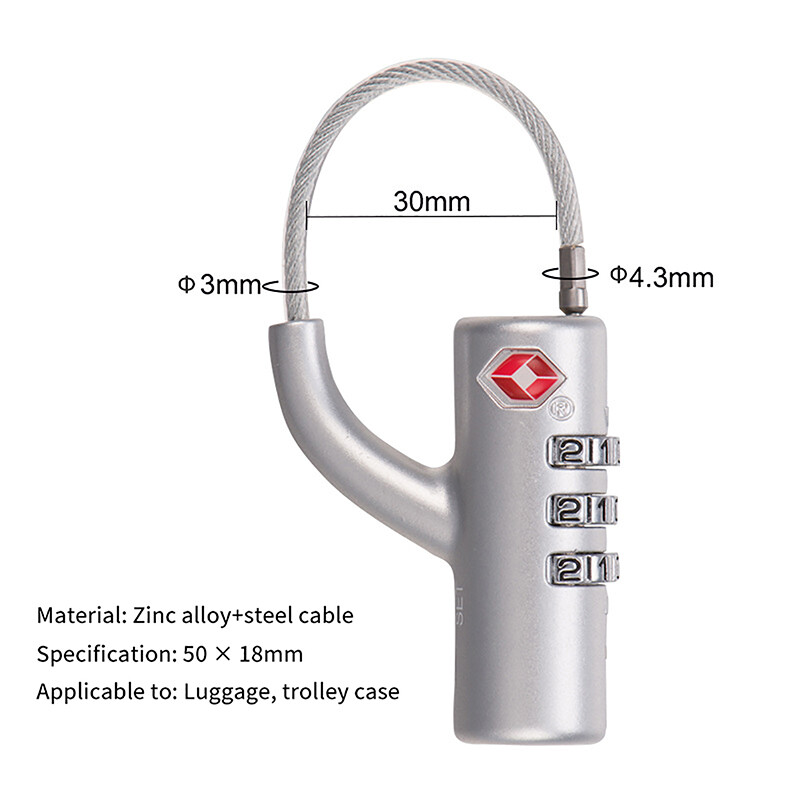 Portable Security TSA Customs Code Lock Suitcase Backpack Password ...