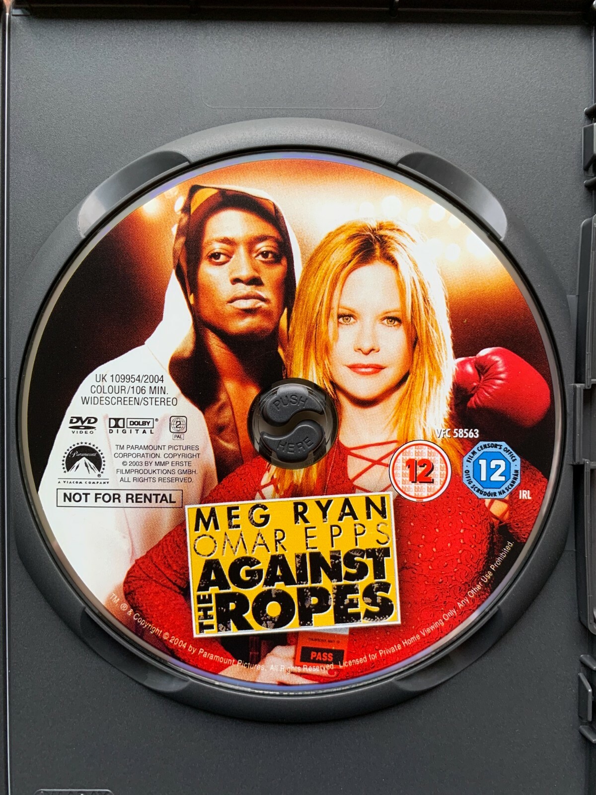 Against the Ropes DVD 2003 Boxing Movie Drama w/ Meg Ryan + Omar Epps ...