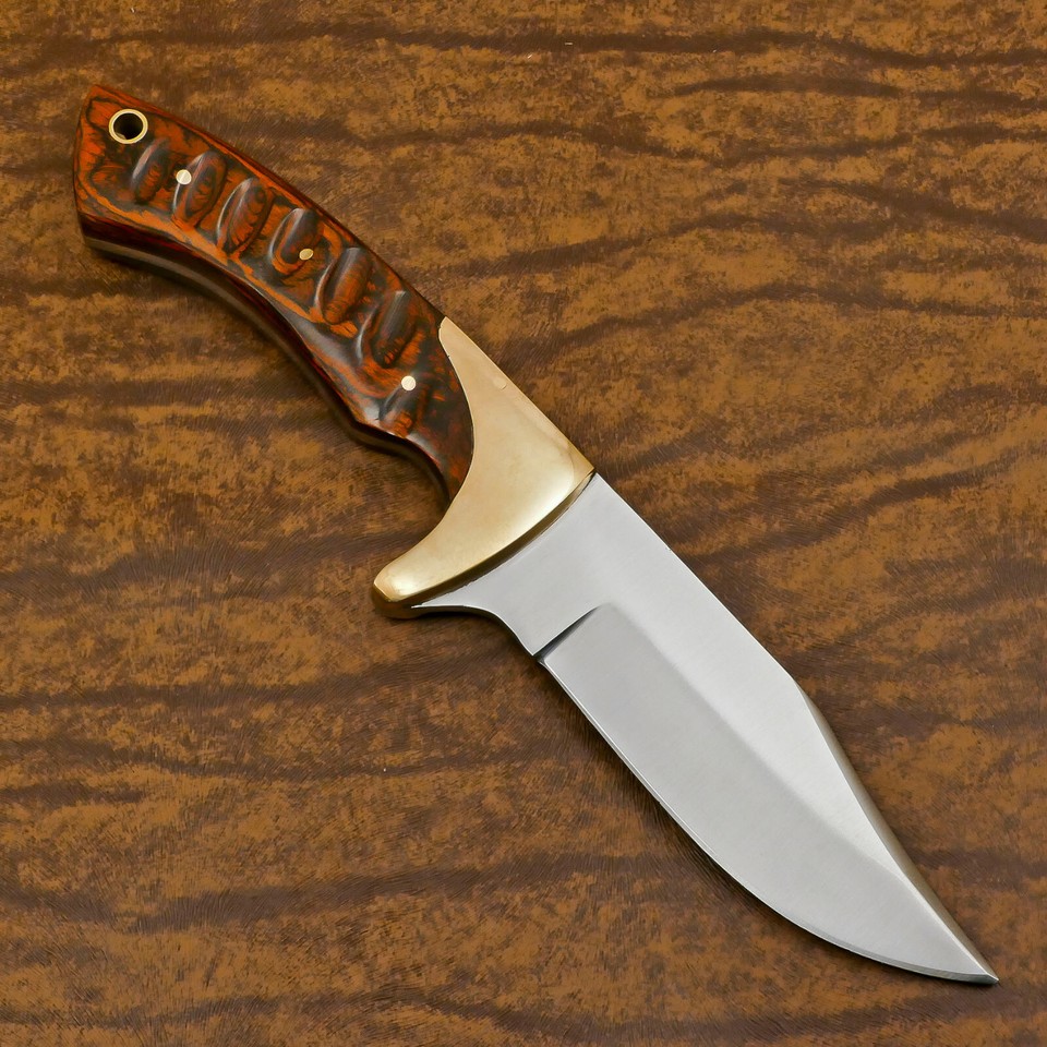 Rody Stan HAND MADE D2 CLIP POINT FULL TANG SKINNING HUNTING KNIFE ...