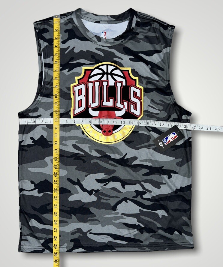 Chicago Bulls Men's NBA Team Apparel Badge Of Honor Tank Top Size Large ...