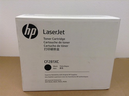 NEW OEM HP Cf281XC Black Toner Cartridge For Enterprise Mfp M630 M604 ...