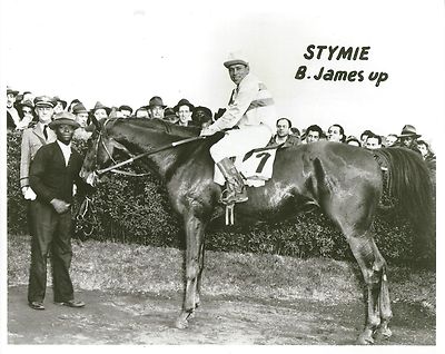 STYMIE 8X10 PHOTO HORSE RACING PICTURE JOCKEY BASIL JAMES | eBay