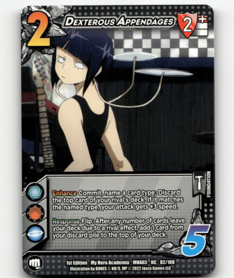 UniVersus Dexterous Appendages My Hero Academia: Heroes Clash 1st Edition UC | eBay