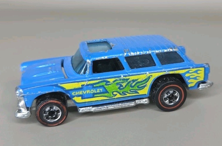 Hot Wheels Redline Alive 55 Chevrolet Nomad Blue Hong Kong 1969 ...
