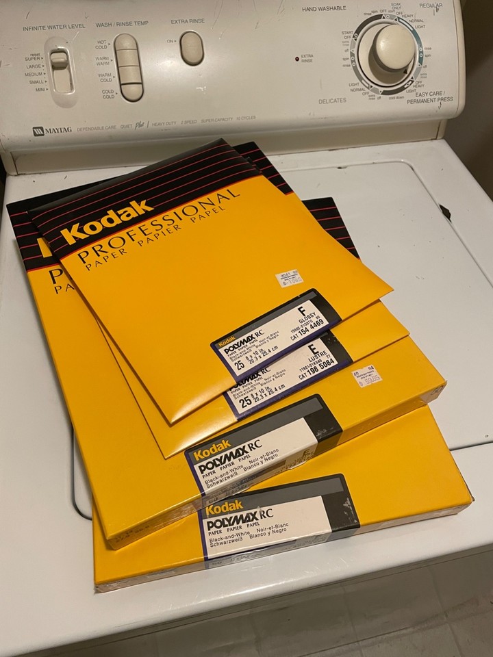 Kodak Polymax Fine Art Double Weight Expired 8x10 Darkroom Photo Paper ...