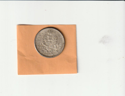 1959 - Canada 50 cent 80 % silver coin - Canadian half dollar | eBay